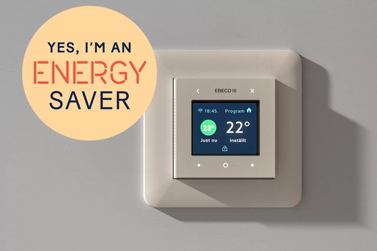 Energy efficient underfloor heating with Energy Saver